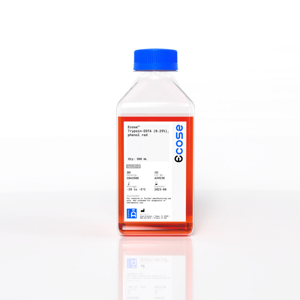 Ecose™ Trypsin-EDTA (0.25%), phenol red | Avam