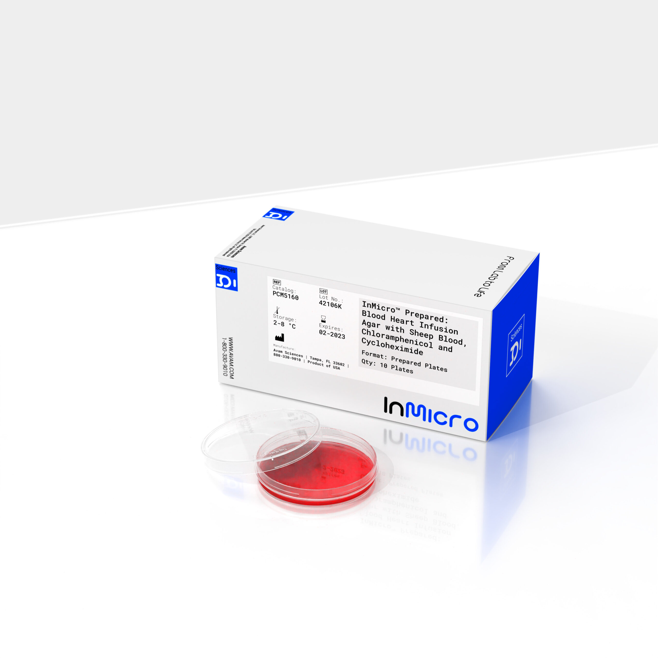 InMicro® Prepared: Blood Heart Infusion Agar with Sheep Blood ...